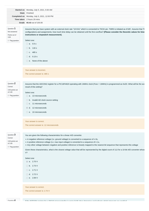 MT1:2020 - Embedded systems development - Question 11 Correct 2 points ...