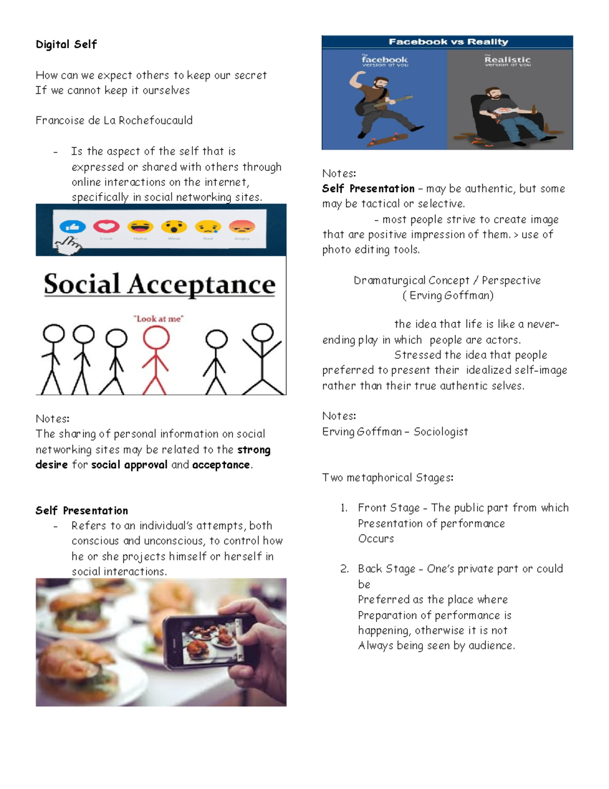 Pdfcoffee - Digital Self How can we expect others to keep our secret If we cannot keep it ...