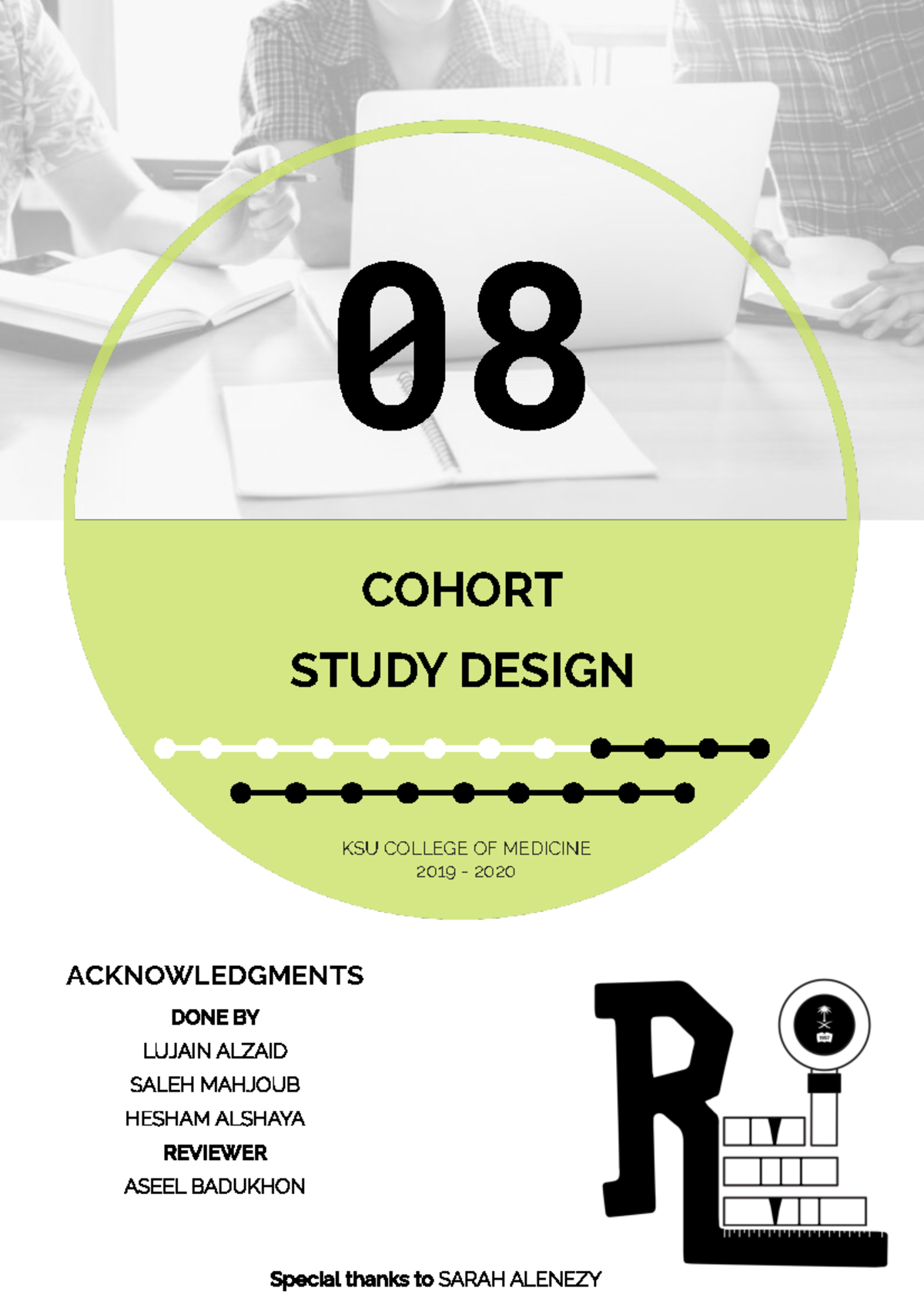 08-Cohort Study Design - ACKNOWLEDGMENTS KSU COLLEGE OF MEDICINE 2019 ...