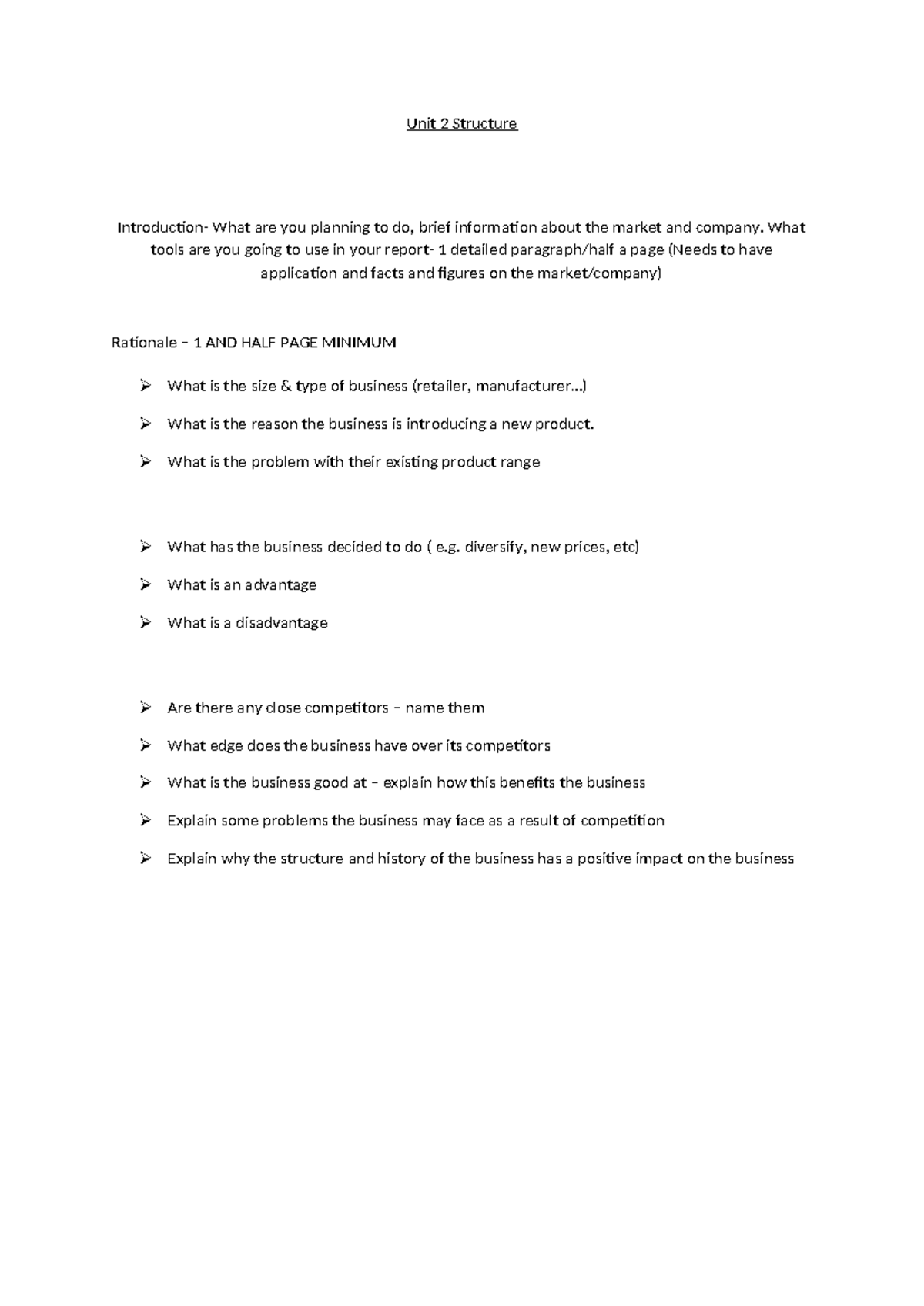 unit 2 exam help documents - Unit 2 Structure Introduction- What are ...