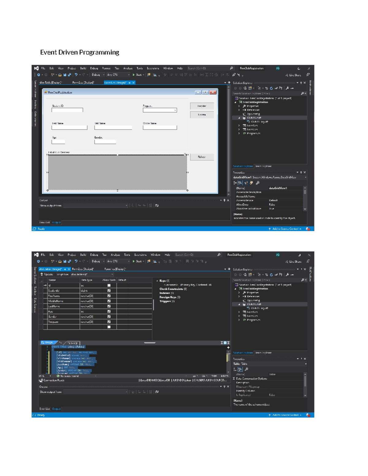 EDP - Information Technology - Event Driven Programming - Studocu