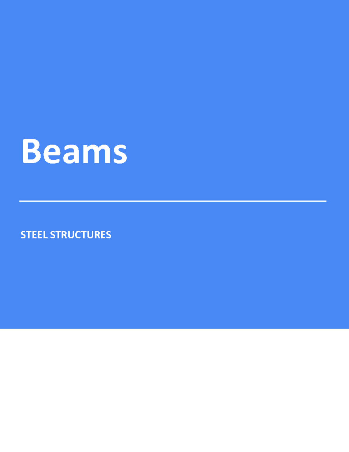 Beams - Net Sectional Area, Permissible Stress, Design of Axially ...