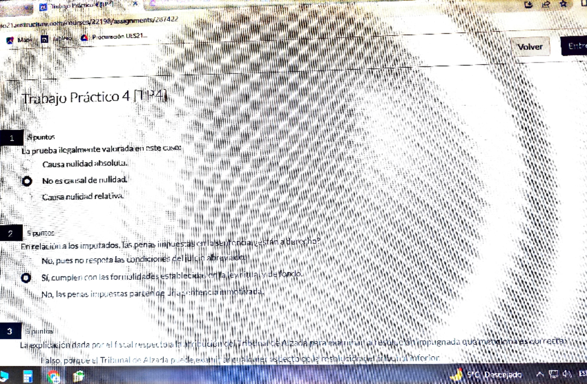 TP4 procesal III - 95% - trabajos practicos - lo21.instructure/courses/22198/assignments/ 1 3 ...