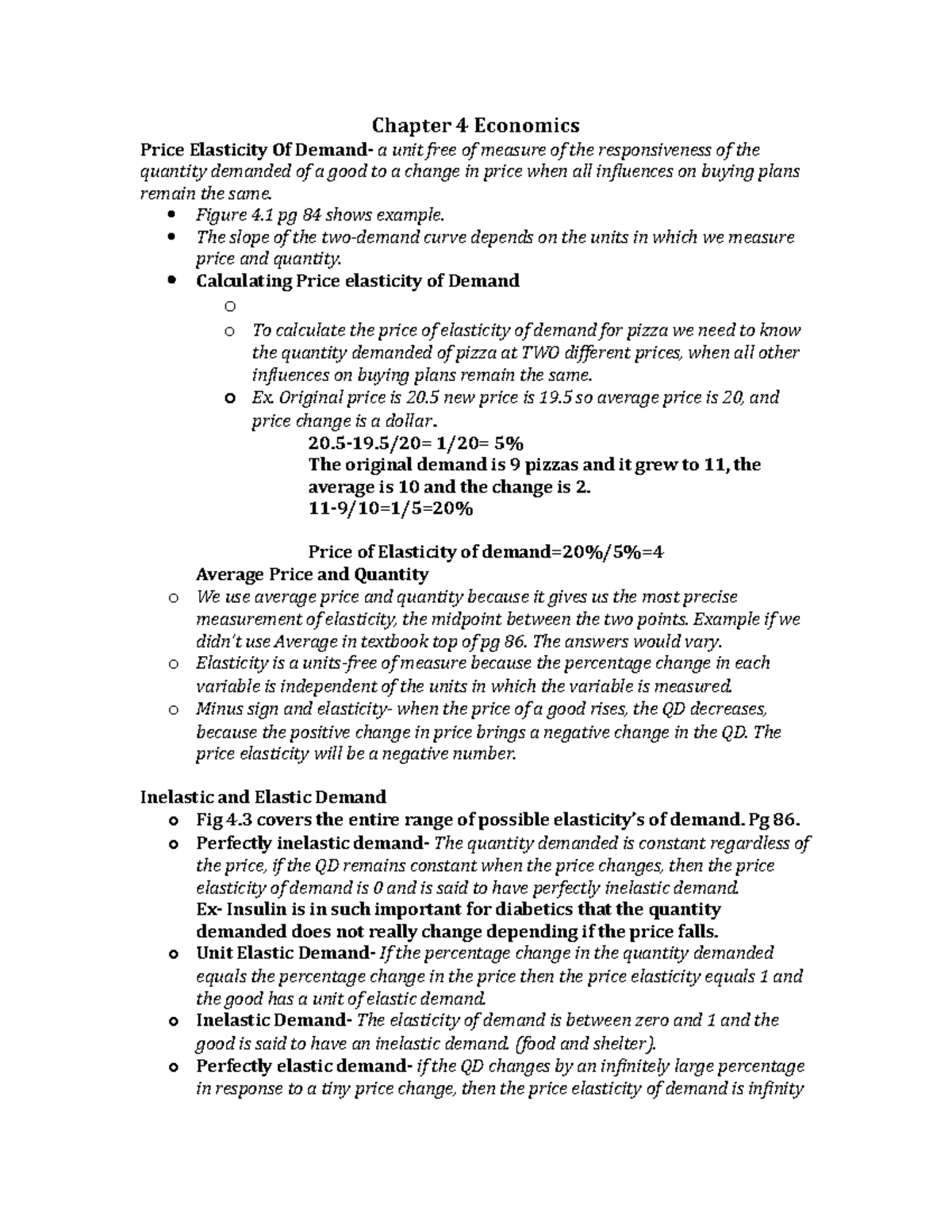 Chapter 4 Economics - ECON*1050 - U of G - Studocu