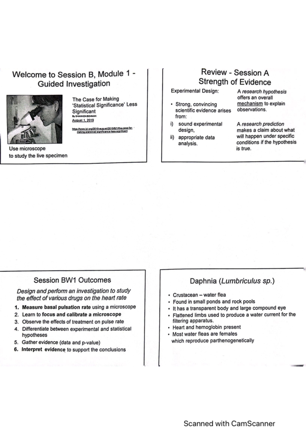 Session B Bio Lab - 1022 - Studocu