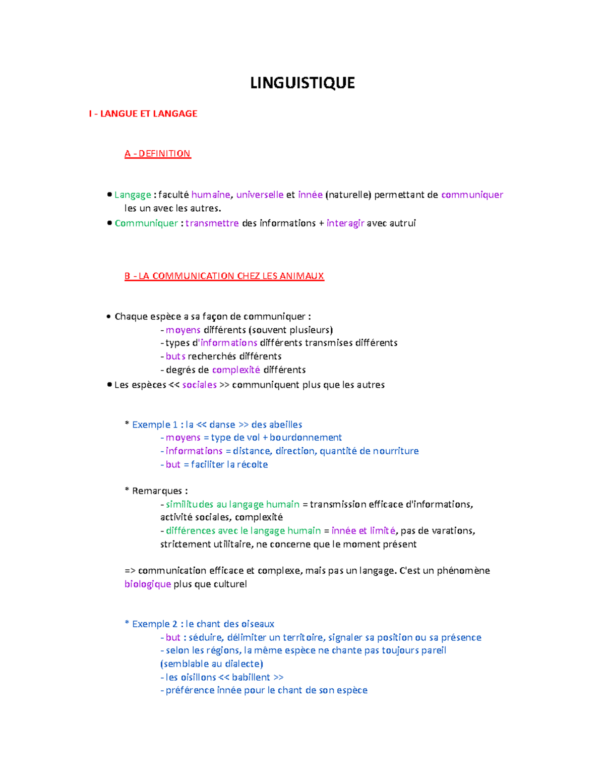 Linguistique Partie 1 Cours Warning Tt Undefined Function 32 Linguistique I Langue Et 