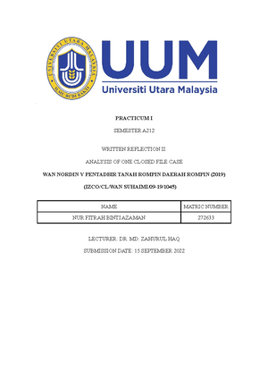 Practicum Report Writing Guidelines - Banking - STANDARD GUIDELINES FOR ...