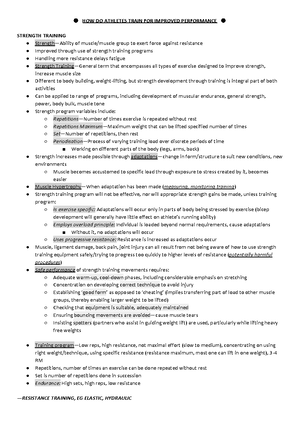 HSC core 2- factors affecting performance - HSC CORE 2: FACTORS ...