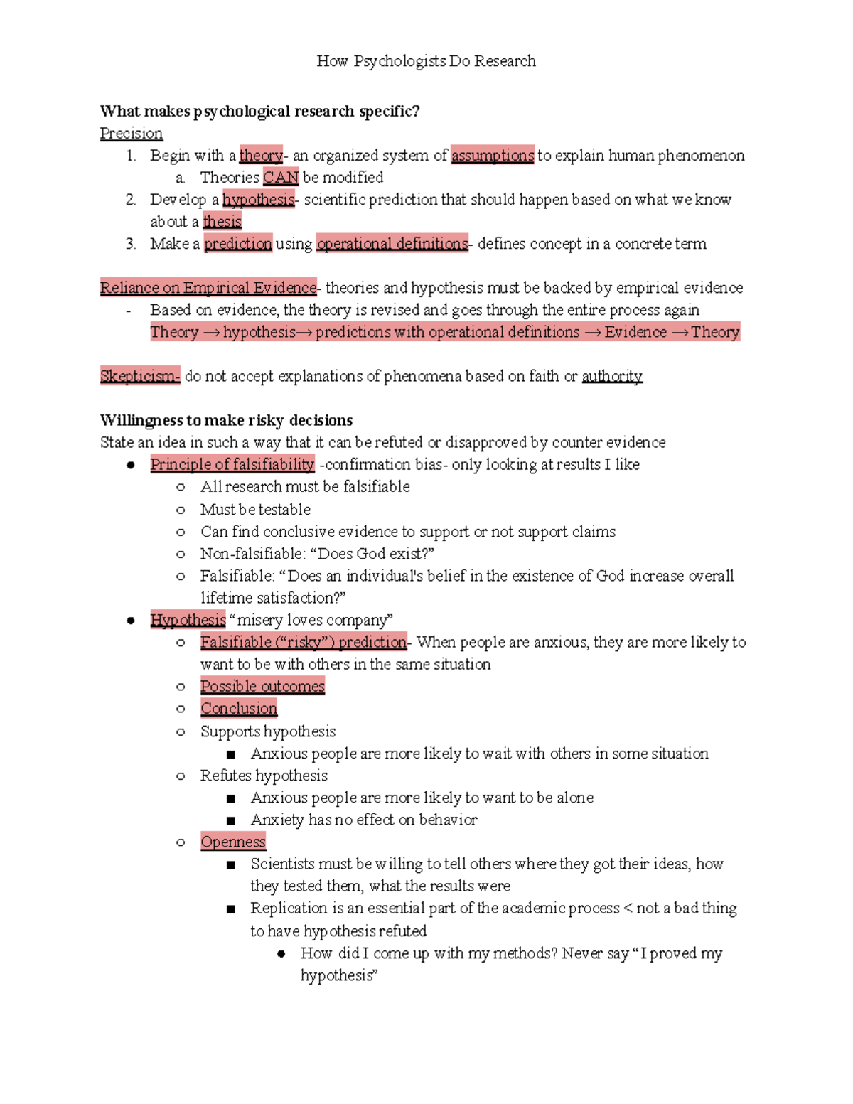 How Psychologists Do Research - What makes psychological research ...