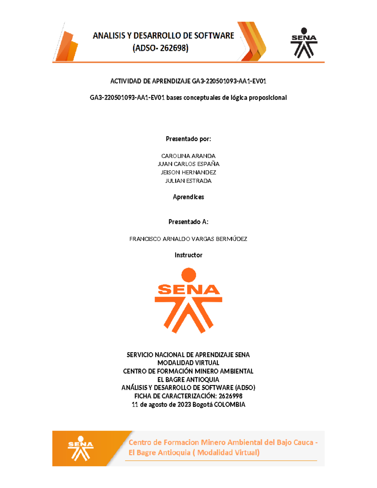 GA3-220501093-AA1-EV01 - ACTIVIDAD DE APRENDIZAJE GA3-220501093-AA1-EV ...