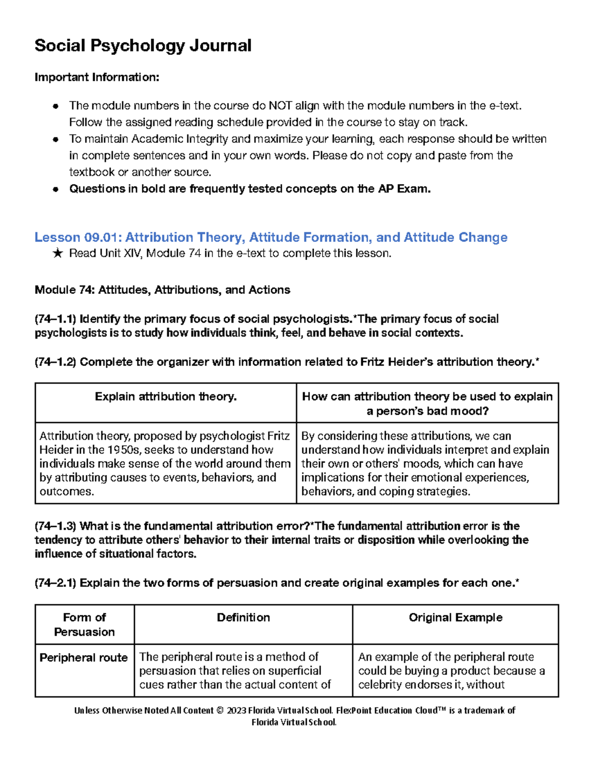 Social Psychology Guided Journal - Social Psychology Journal Important ...