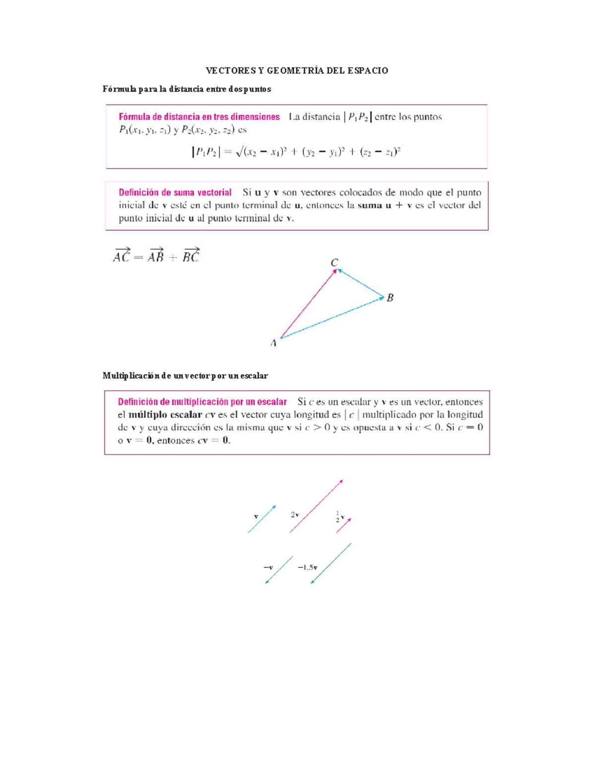 Vectores Y Geometría DEL Espacio - VECTORES Y GEOMETRÍA DEL ESPACIO ...
