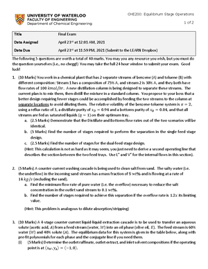 Question 4 chem 200 - chem 200 post lab 2 - Analyze the scenarios given ...