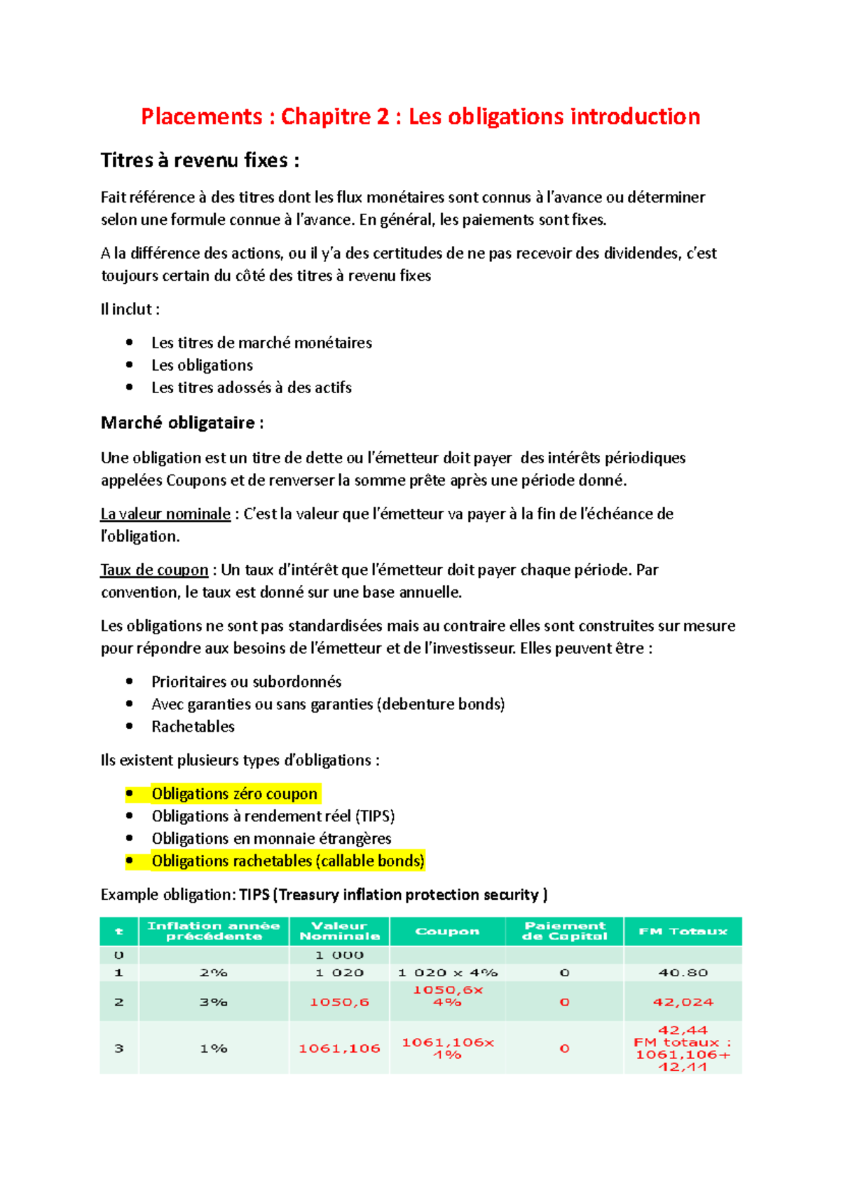 Placement fiche complete (Auto Recovered) - Placements : Chapitre 2 ...