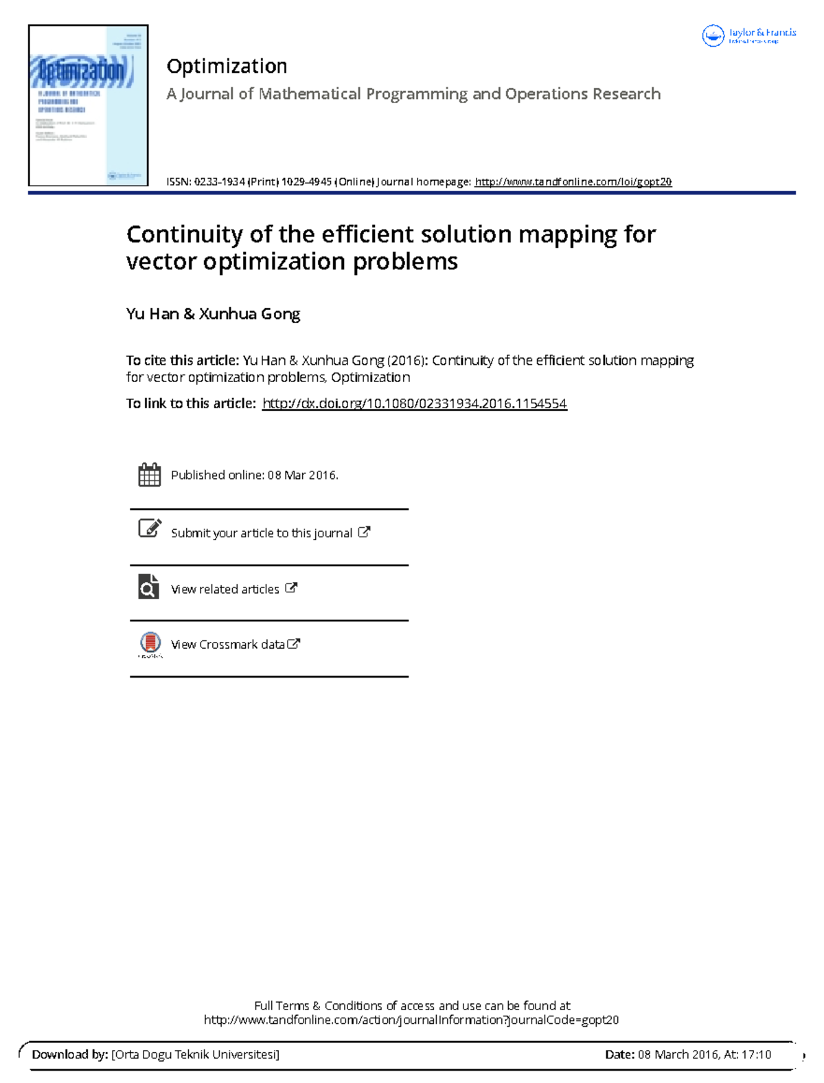 Continuity Of The Efficient Solution Mapping For Vector Optimization