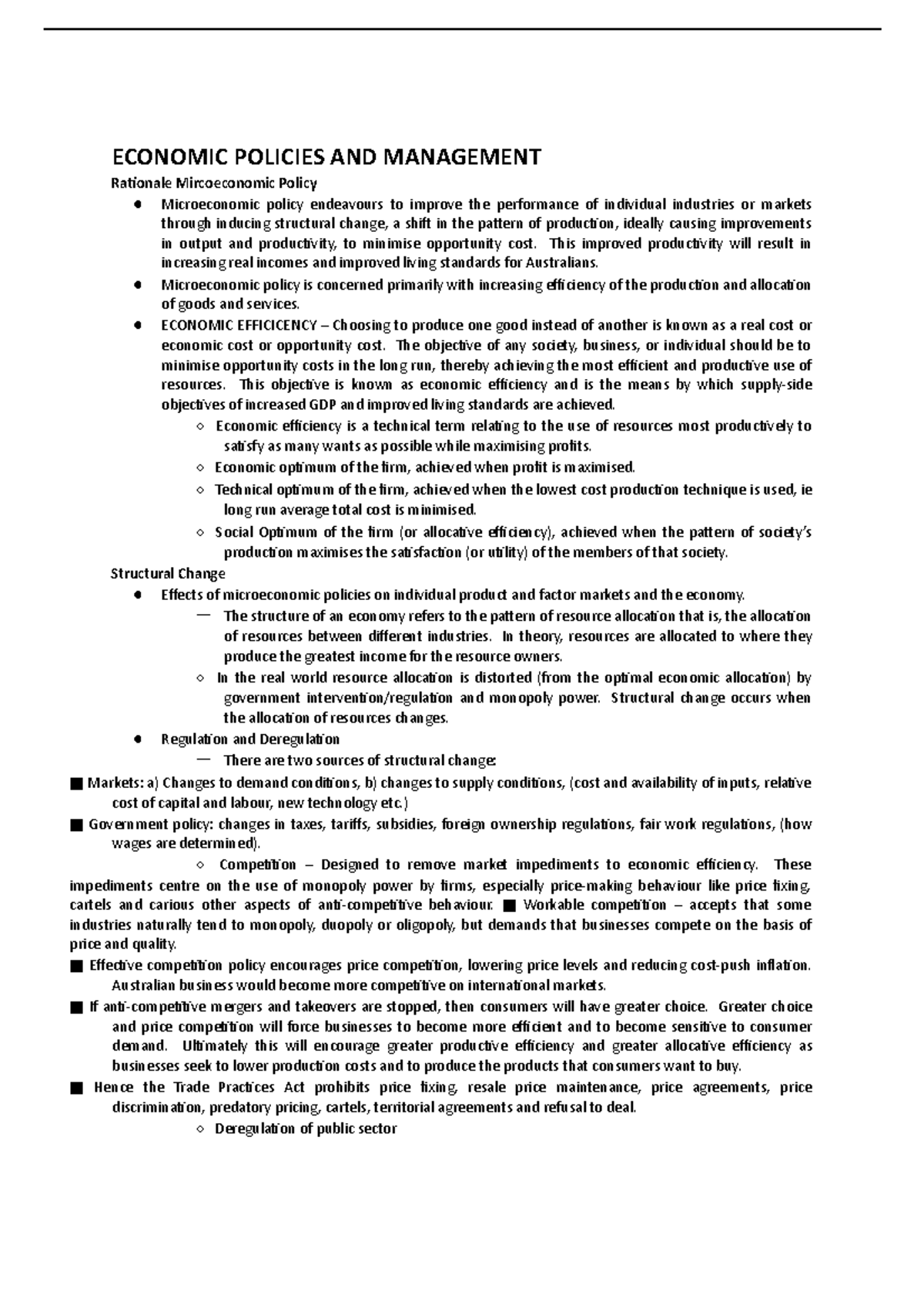 E Conomics Notes - This material will help you to enhance your ...