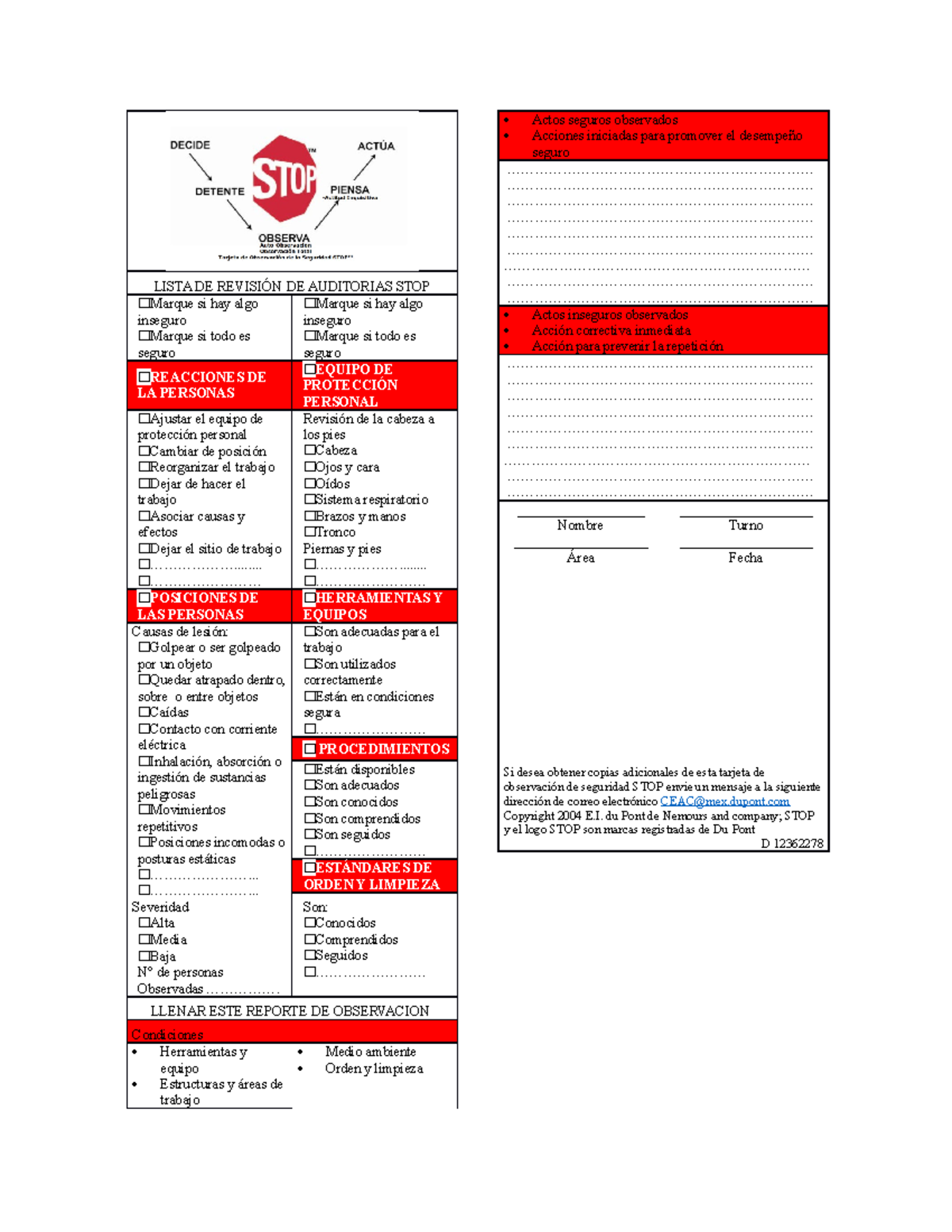 Tarjeta STOP diseno - DOCUMENTO WORD DE TARGETA STOP - LISTA DE ...
