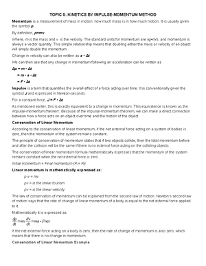 Dynamics 1 - Friction - 1/ DYNAMICS 1: LINEAR MOTION A body is said to ...