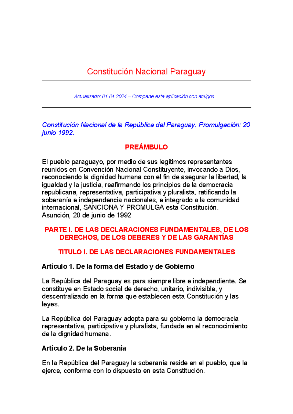Constitución Word - Material de la construcción del Paraguay ...