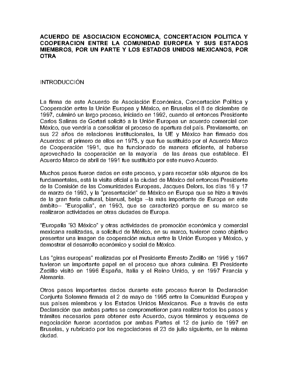 Acuerdo 97 es 1 - Nota: 10 - ACUERDO DE ASOCIACION ECONOMICA ...