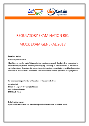 FAIS Financial Products Categories and Sub-Categories- RE5 & RE1 Exams ...