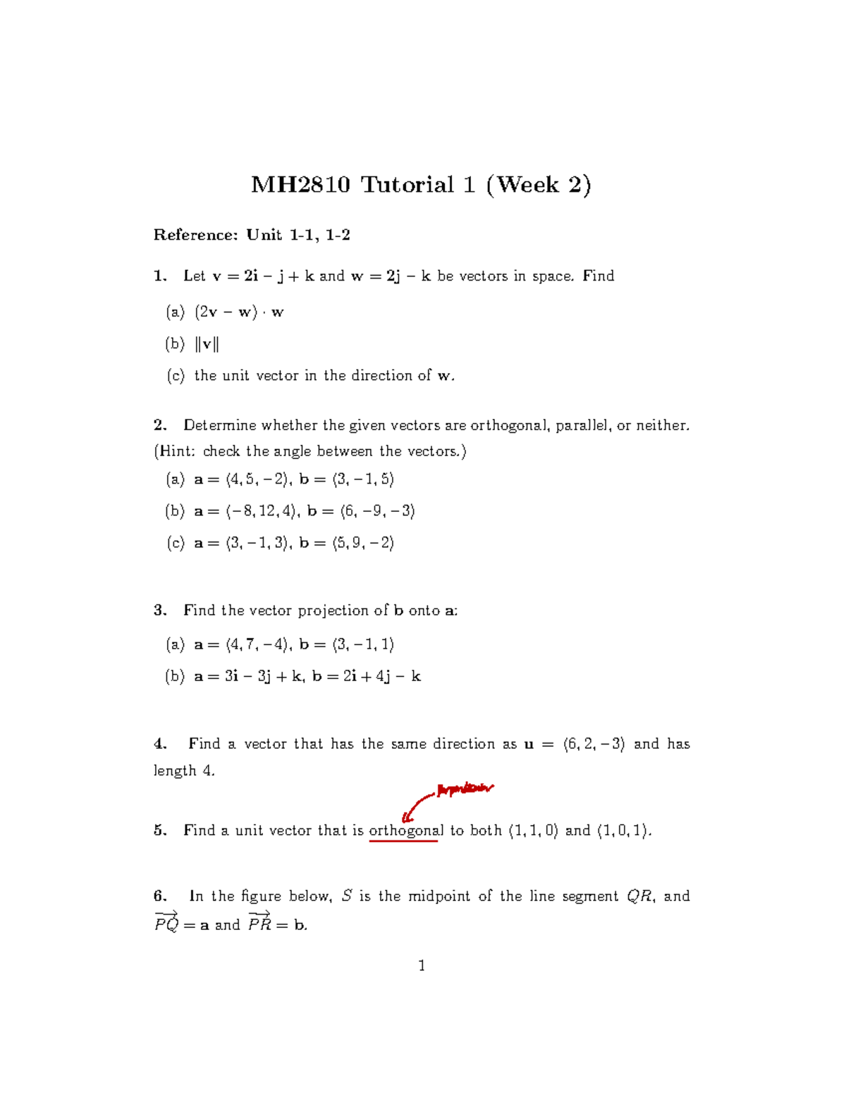 Tutorial 1 solution - ####### MH2810 Tutorial 1 (Week 2) Reference ...