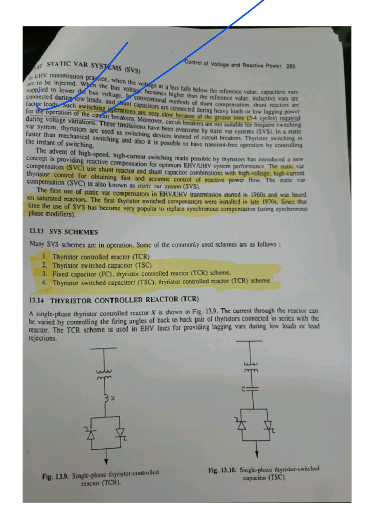Static VAR Systems - Basic electrical engineering - Studocu