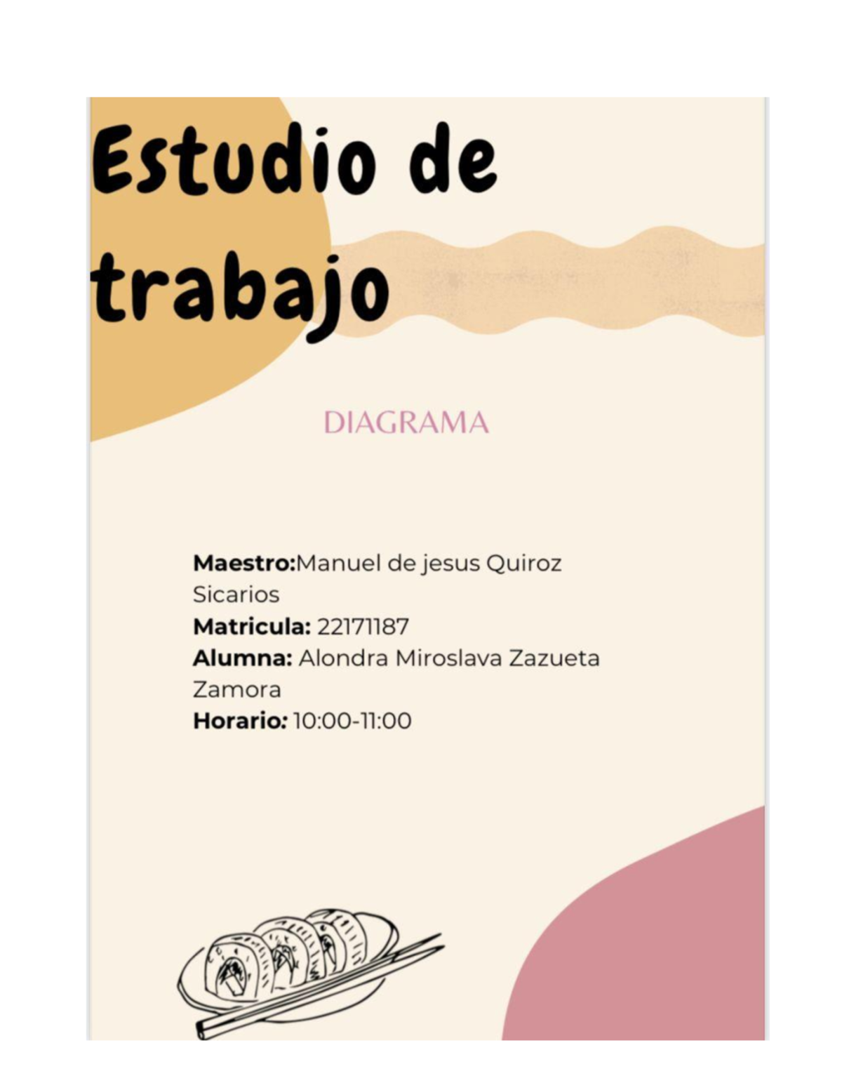 Diagrama DE AMZZ - wddwdwdw - INDICE INTRODUCCION: Tabla de contenido ...