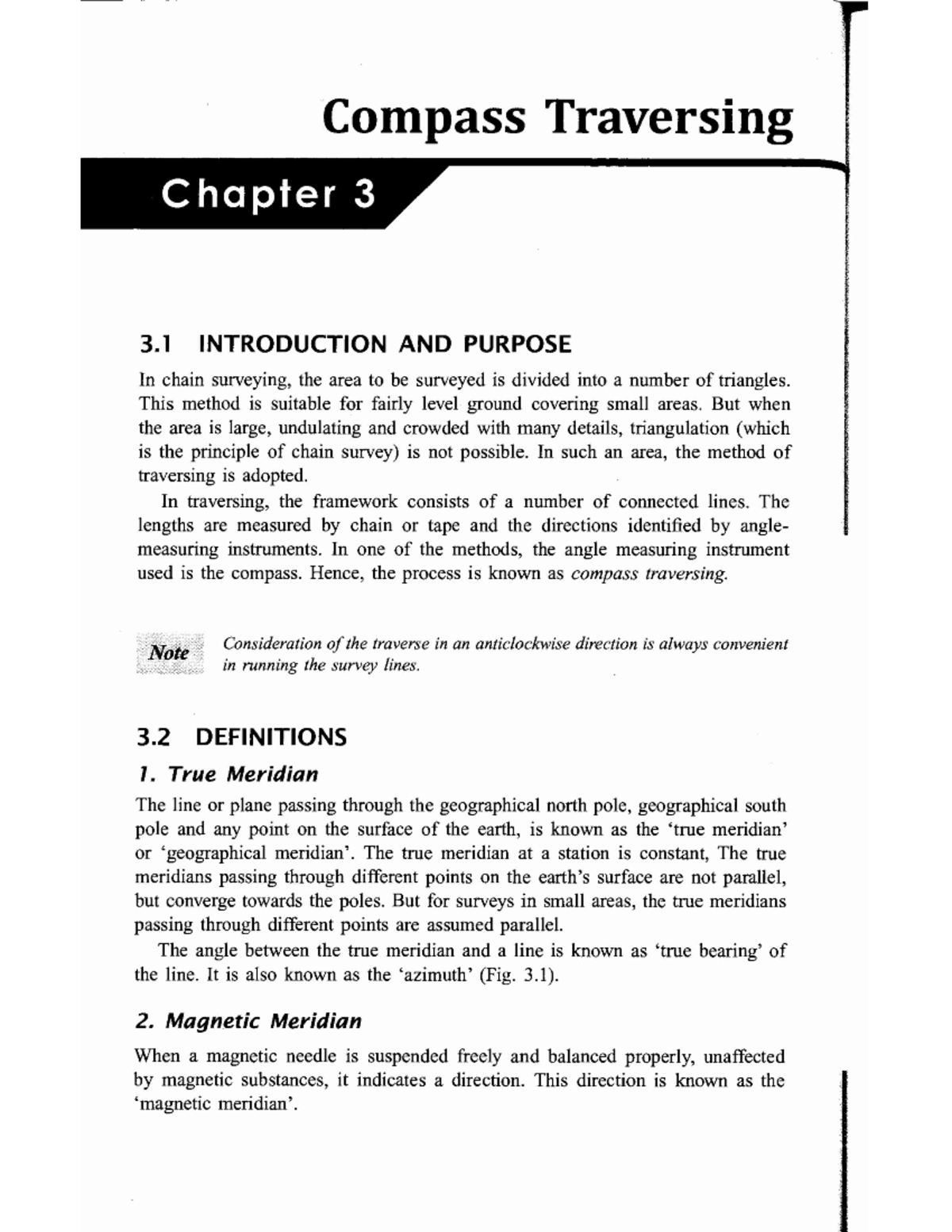 Compass traversing - Surveying Technology - Studocu