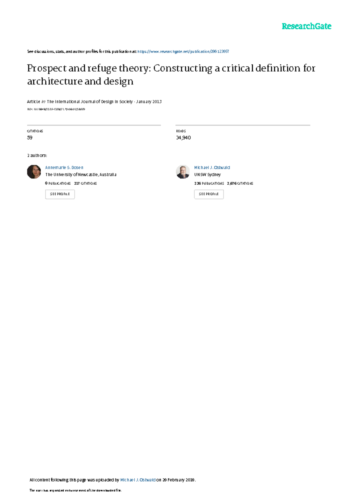 G12 36719 Prospectand Refuge Theory final - See discussions, stats, and ...