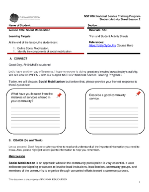 SAS#4 - TOU 042 - Sas - Module #4 Student Activity Sheet Name: - Studocu