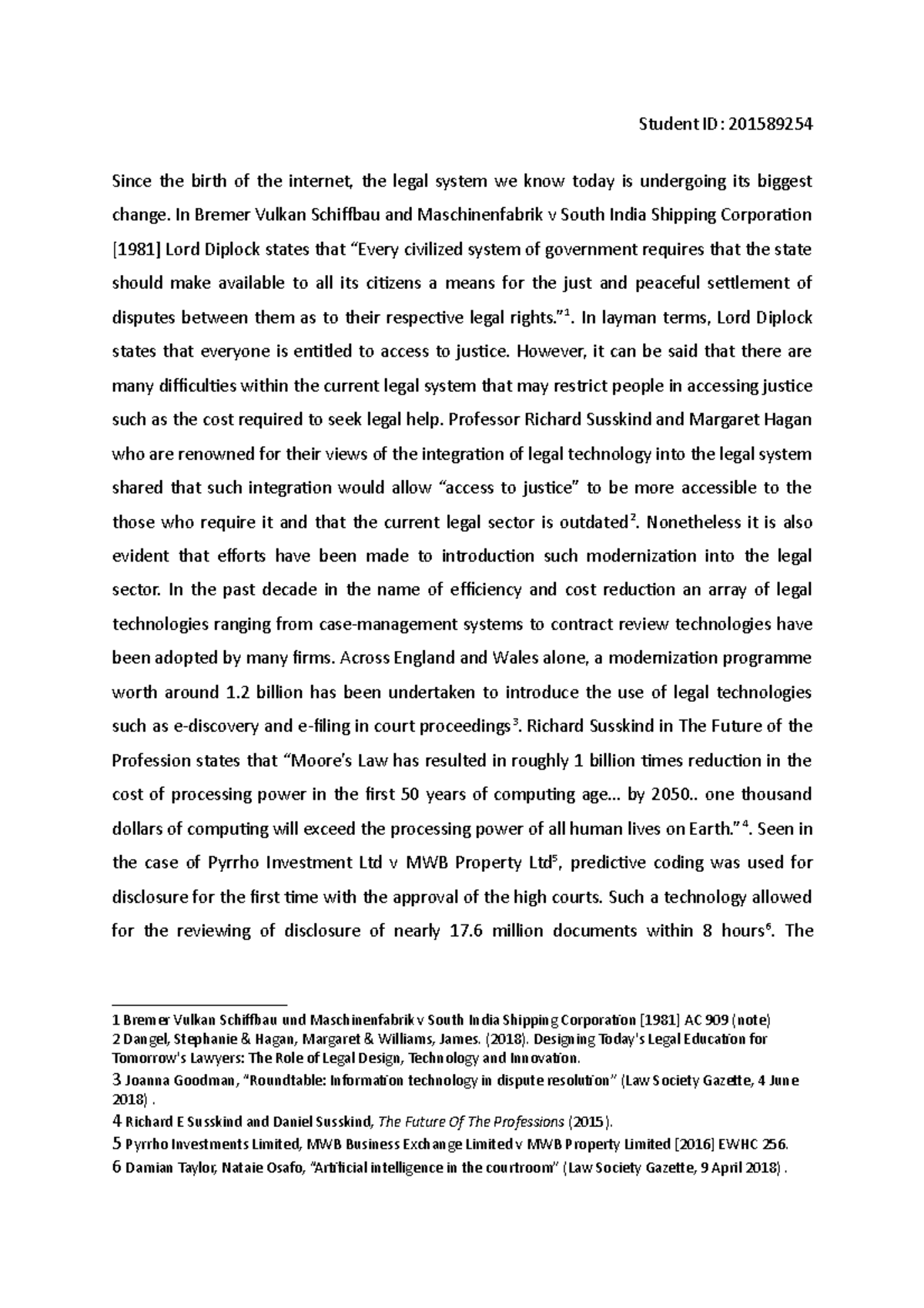 AI assignment 2022 - Student ID: 201589254 Since the birth of the ...