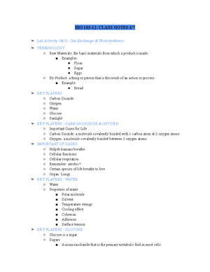BIO 103 - Microbial Biodiversity - BIO 103-12: CLASS NOTES 3/ Lab 5 ...