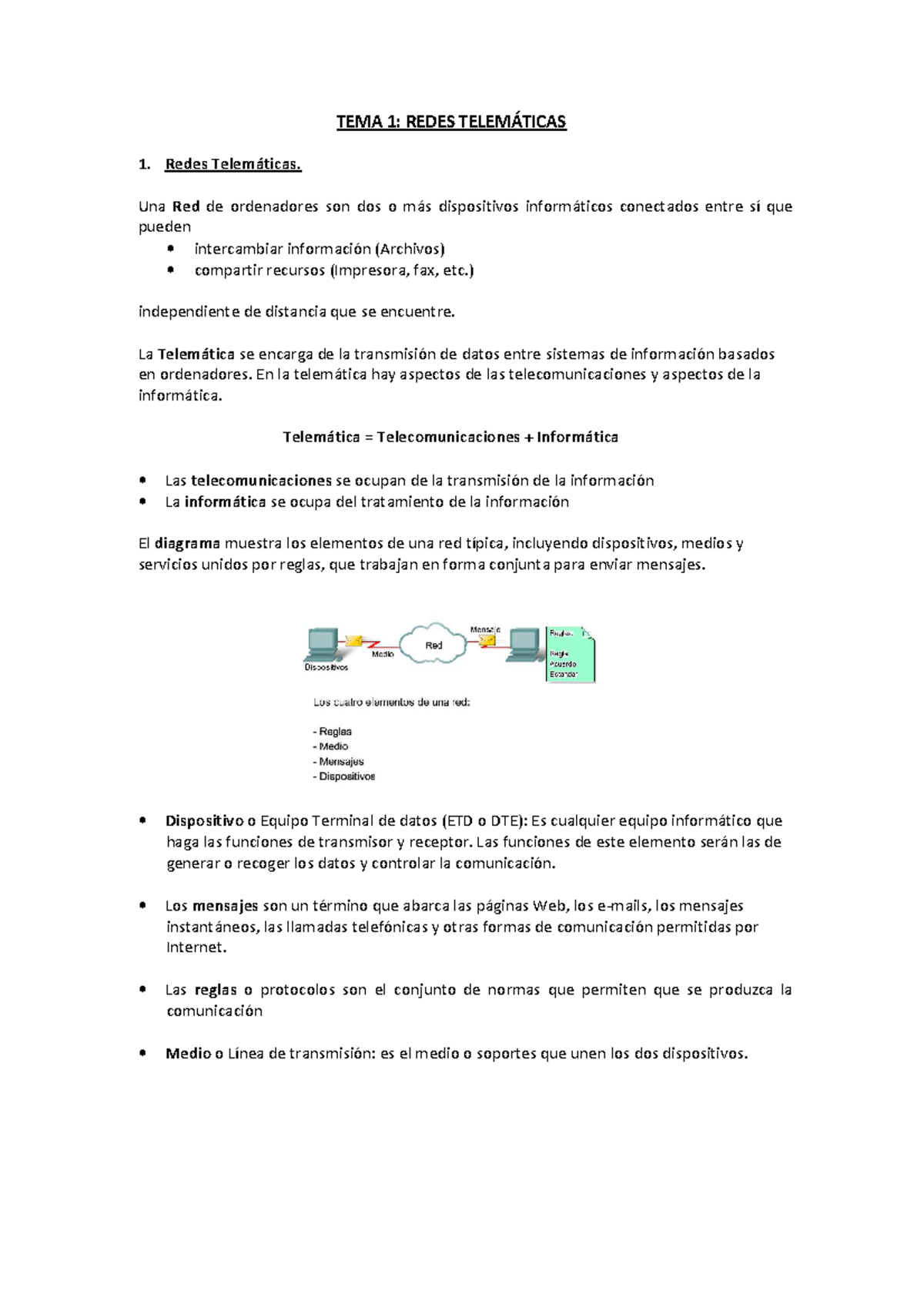 TEMA 1 Redes Telemáticas - Introduccion a las Redes Telematicas - UPC ...