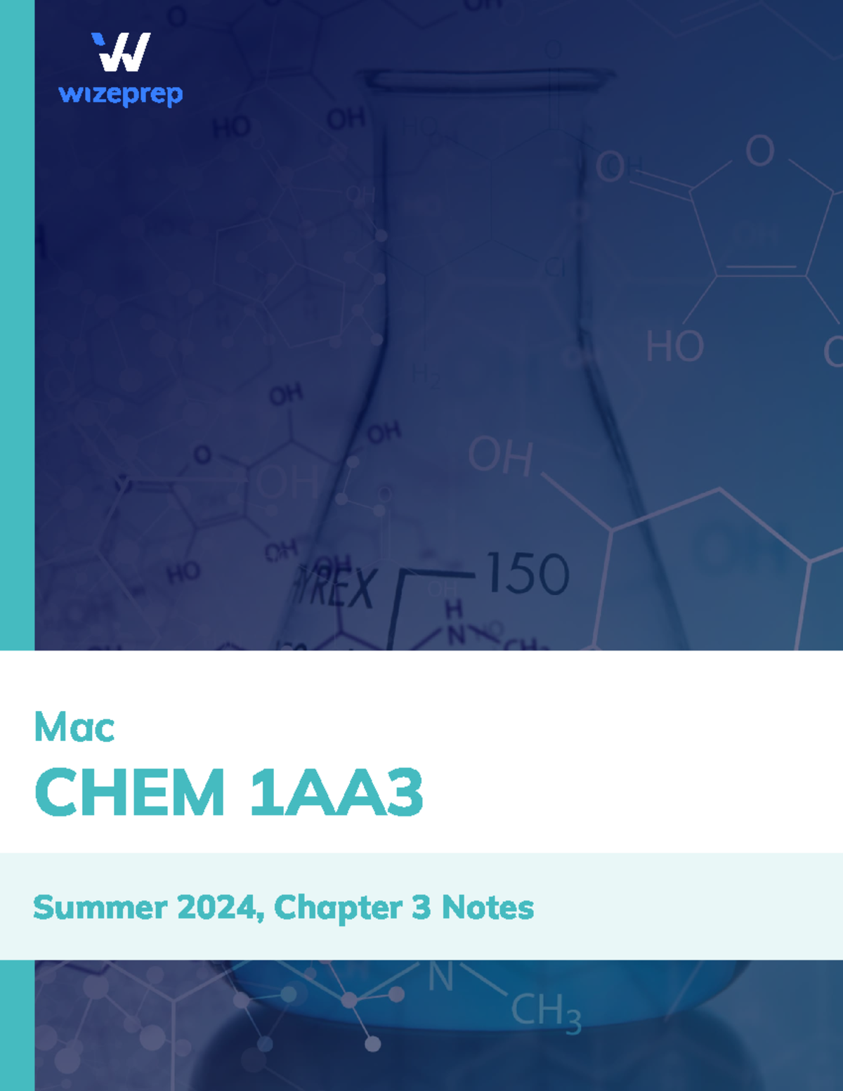 Chem 1AA3 - Chapter 3 Notes - © Wizedemy Inc. All Rights Reserved. No ...