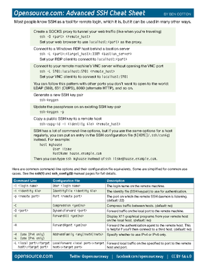 Cheat sheet linuxnetworking - Opensource: A Sysadmin’s guide to ...