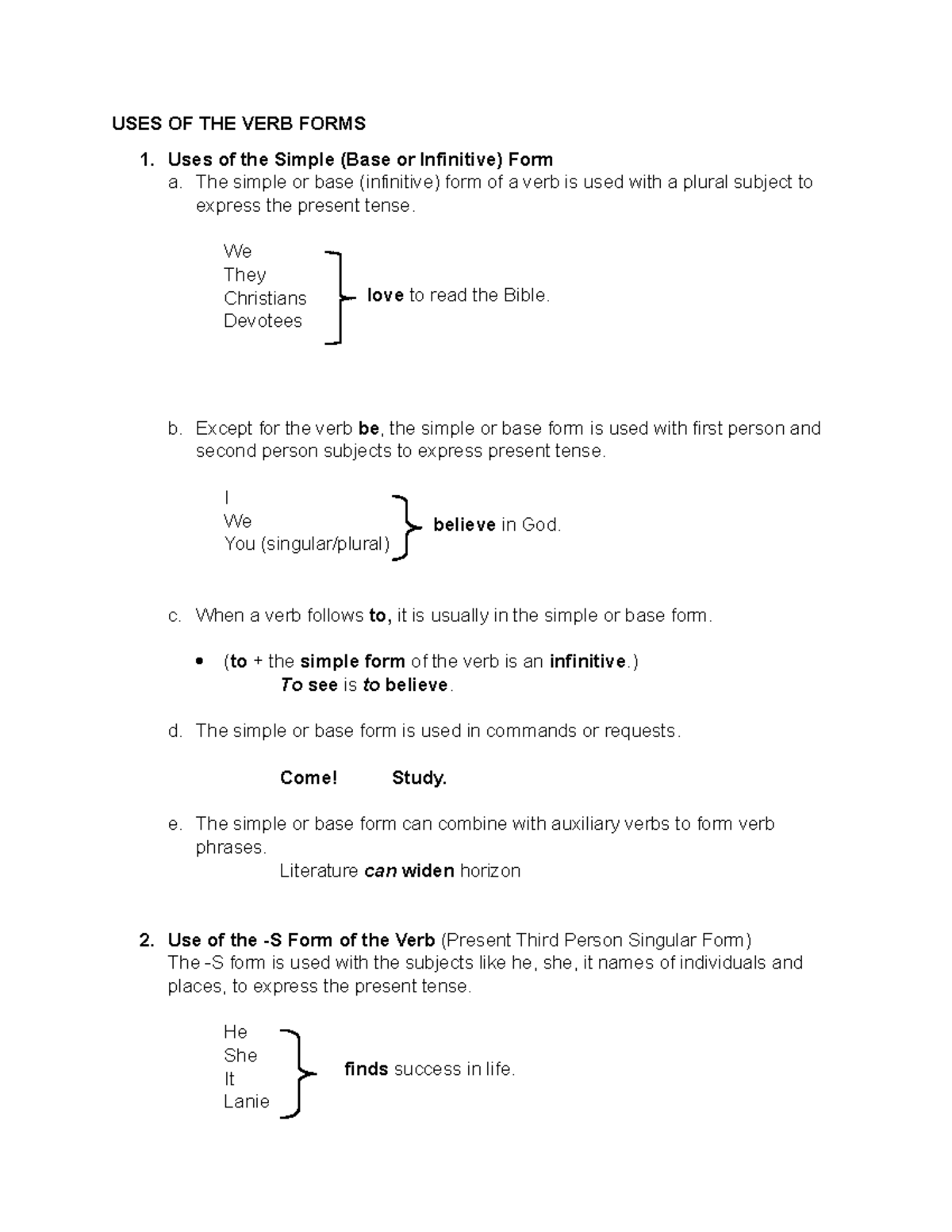 USES OF THE VERB Forms It s All About One Of The Part Of Speech Which uses-of-the-verb-forms-it-s-all-about-one-of-the-part-of-speech-which
