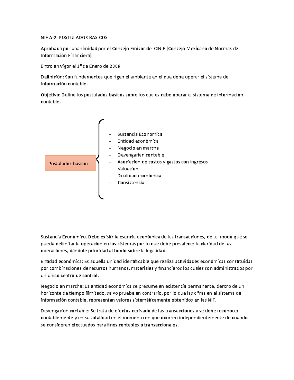 NIF A2 - NORMAS DE INFORMACION FINANCIERA - NIF A-2 POSTULADOS BASICOS ...