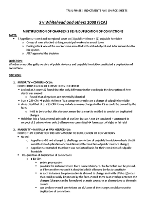 Crimproc short case summaries - Chapter 10: Bail -S v Dlamini; S v Dladla & others; S v Joubert ...
