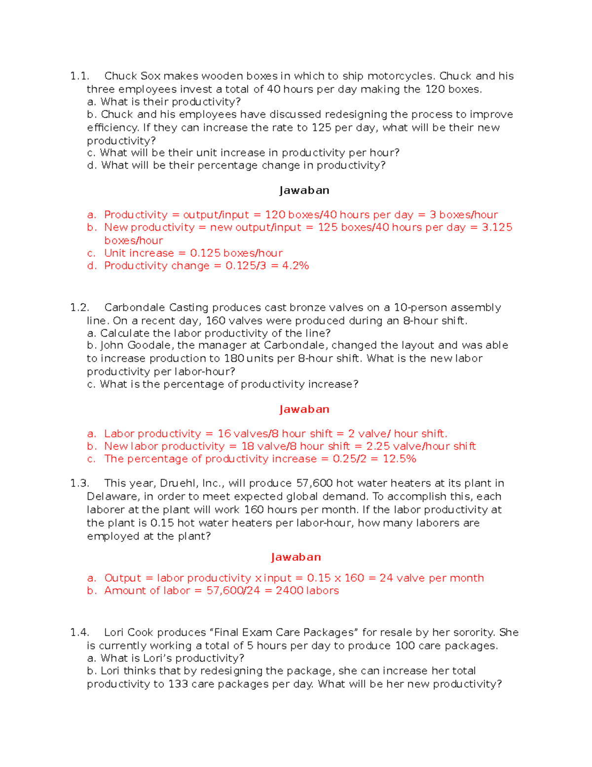 Pdfcoffee - okay - Chuck Sox makes wooden boxes in which to ship ...