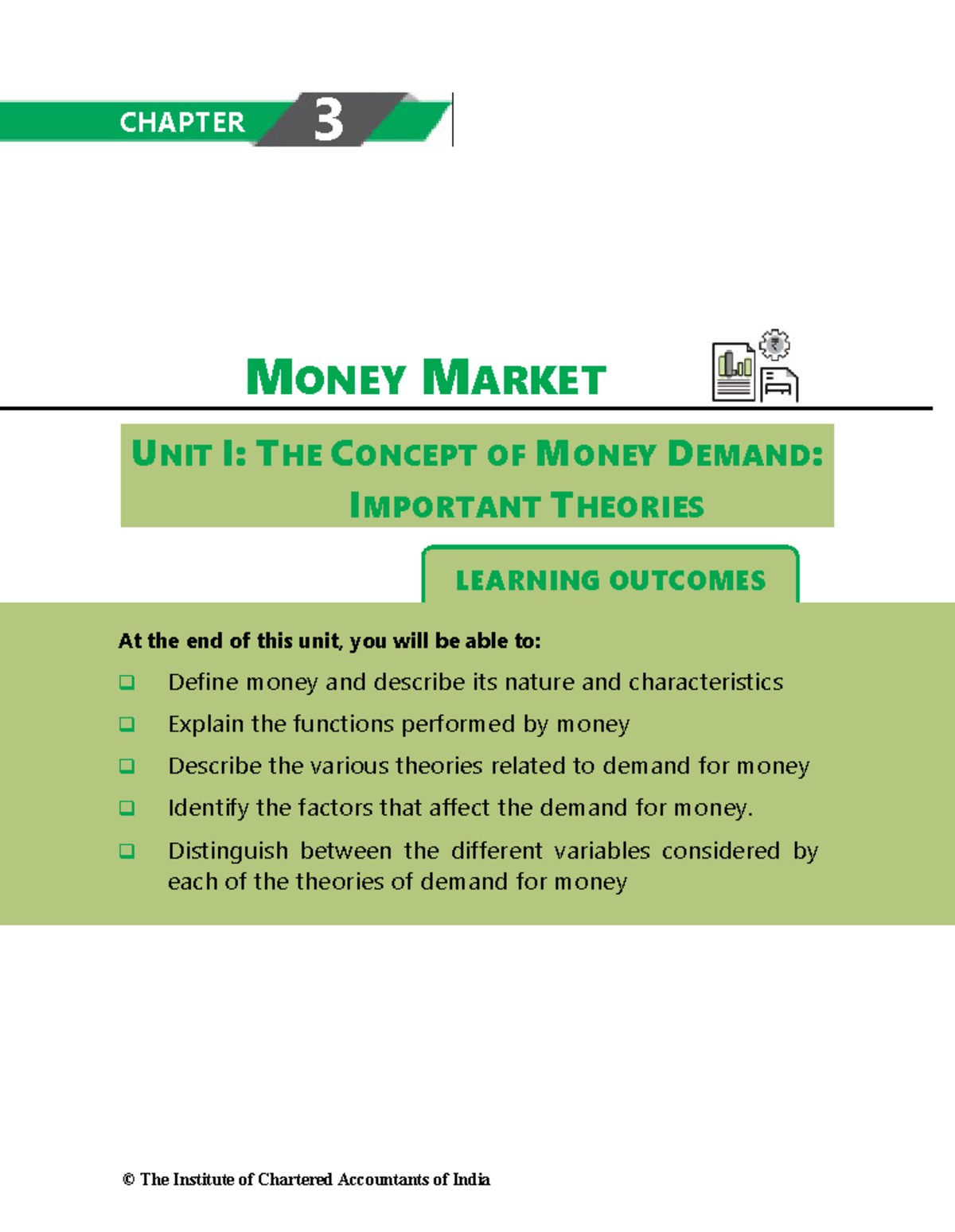 Money-Market -Unit-I -The-Concept-of-Money-Demand-Important-Theories ...