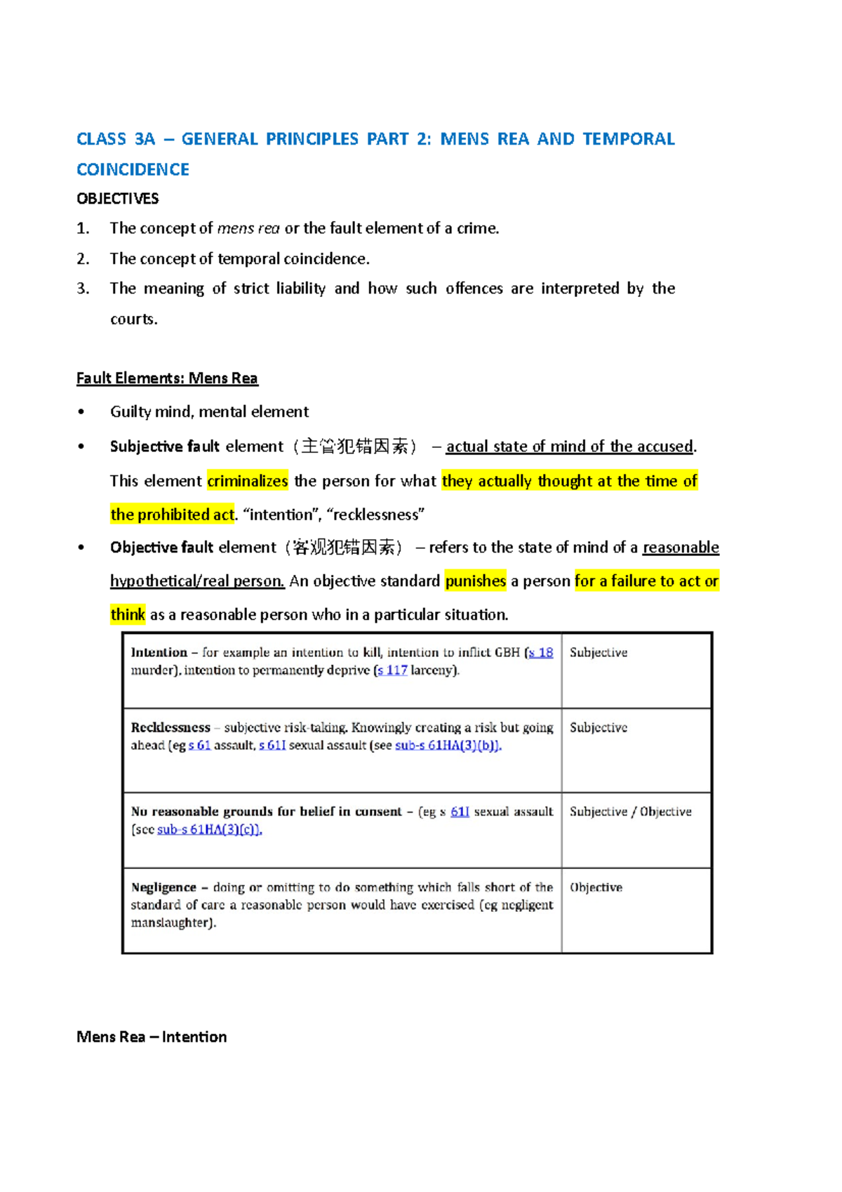 Class 3A – General Principles PART 2 - CLASS 3A – GENERAL PRINCIPLES ...