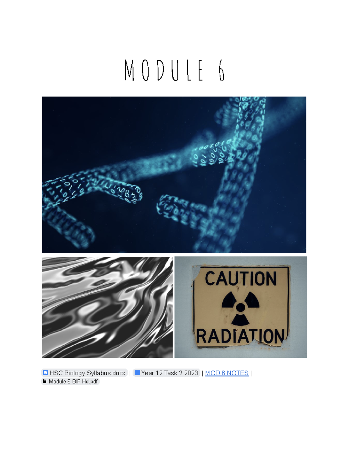 HSC Biology Module 6 - M O D U L E 6 HSC Biology Syllabus | Year 12 ...