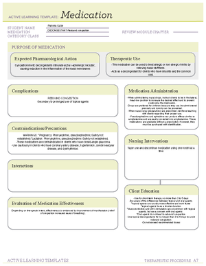 Alendronate Template - medication - ACTIVE LEARNING TEMPLATES ...