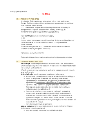 Pedagogika ogólna - Zagadnienia Pedagogika jako nauka i refleksja nad ...