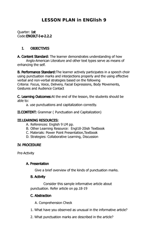 Projectile-Motion-Lesson-Plan Daisy Escueta - Grade 9: Chapter 11 ...
