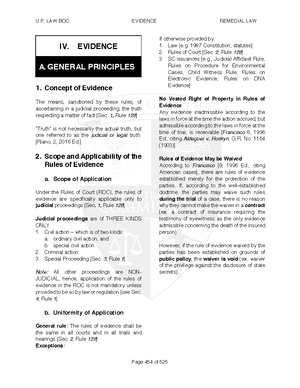 AM-19-08-15-SC (Revised Rules on Evidence) Updated - UE - Studocu