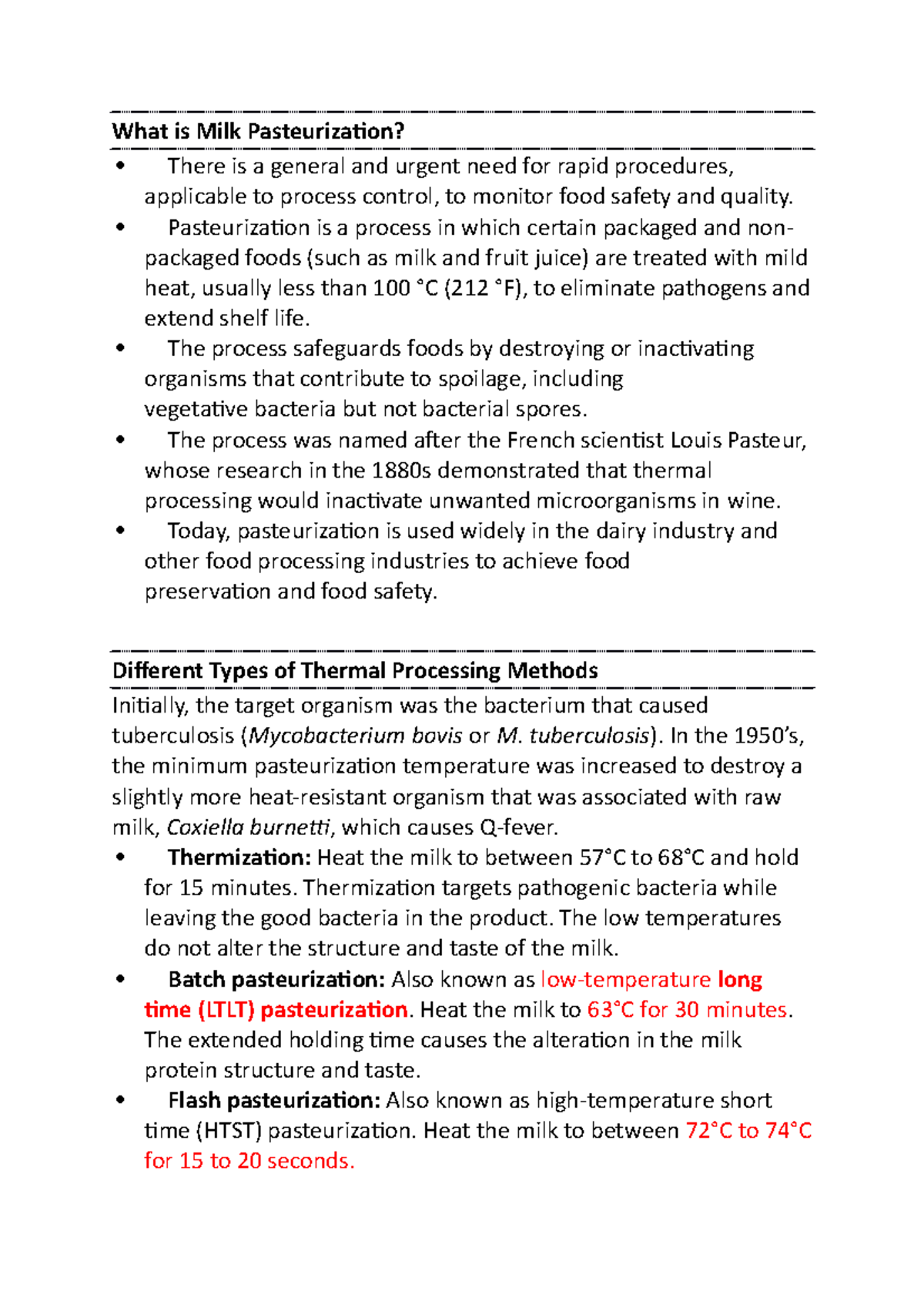 Milk Pasteurization-what is milk pasteurisation, different types of ...