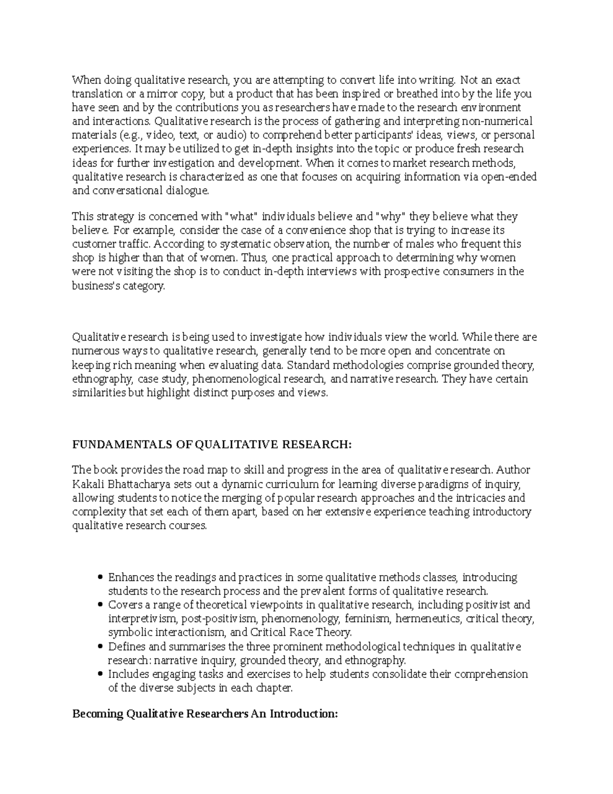 Qualitative - this is the best notes on this is the best notes on ...