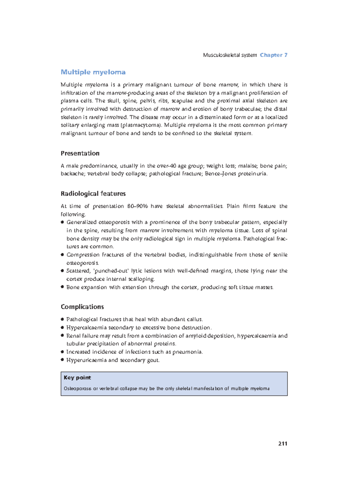 Radiology Lecture Notes pdf (71) - Musculoskeletal system Chapter 7 211 ...